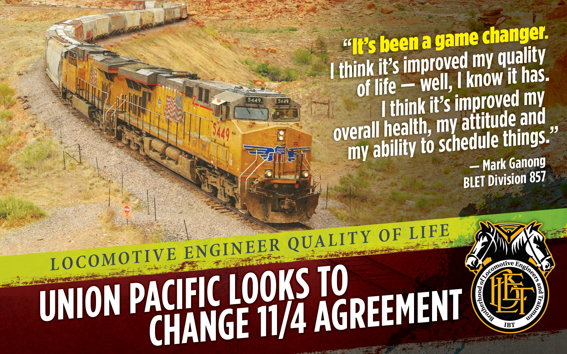 Union Pacific: BLET holds carrier accountable for not living up to ...